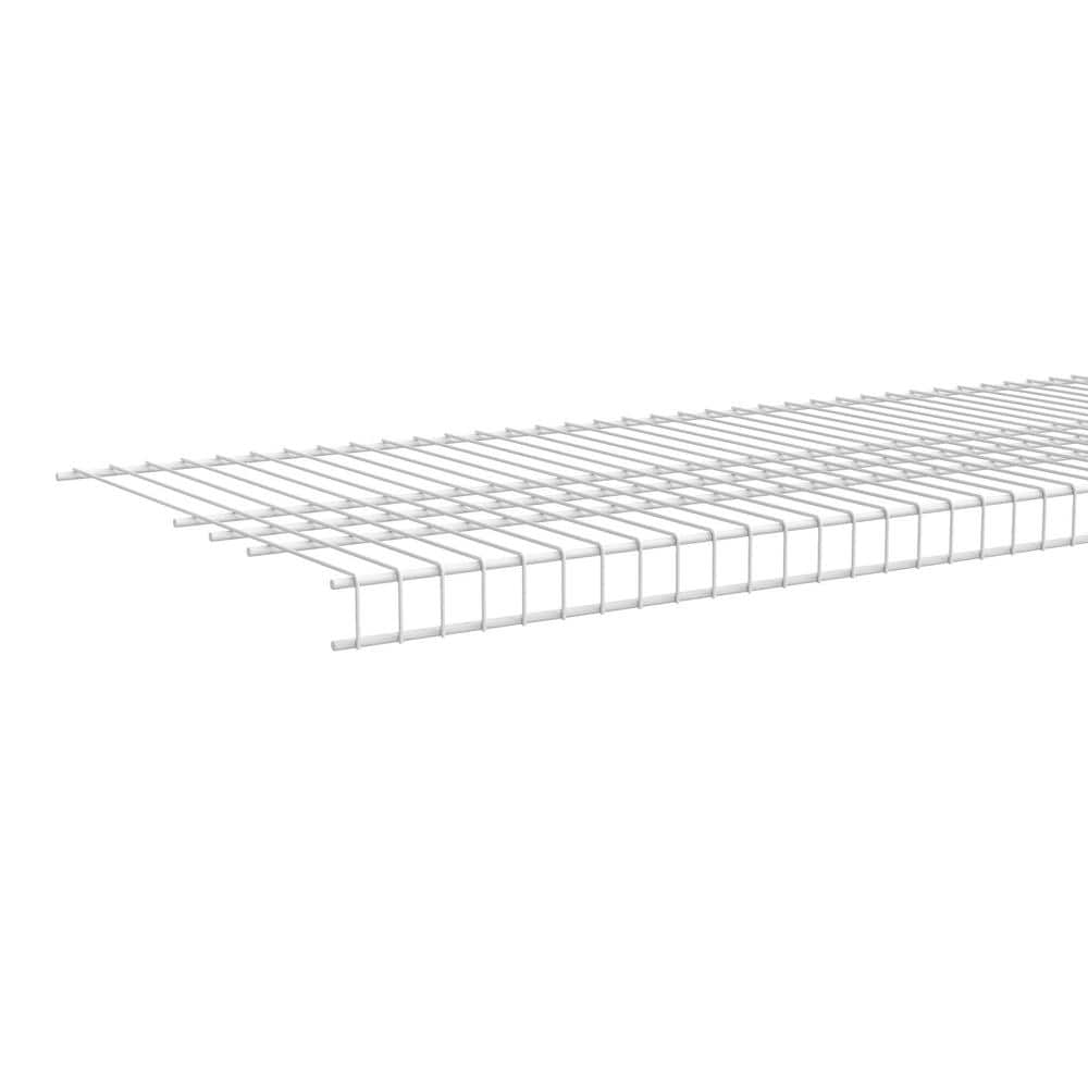 ClosetMaid ShelfTrack 72 in. L x 16 in. D White Heavy-Duty Wire Closet ...
