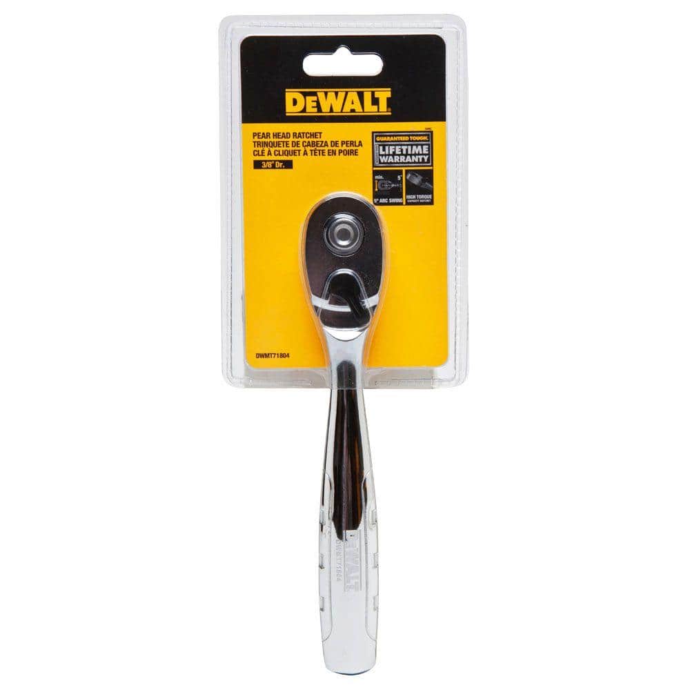 DEWALT 3/8 in. Drive Pear Head Ratchet DWMT71804 - The Home Depot