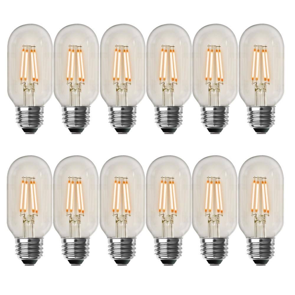 Feit Electric 40-Watt Equivalent T14 Dimmable Straight Filament Clear ...