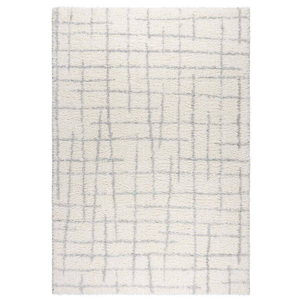 Gertmenian & Sons Holmby Benson Ivory and Gray 6 ft. x 9 ft. Abstract ...