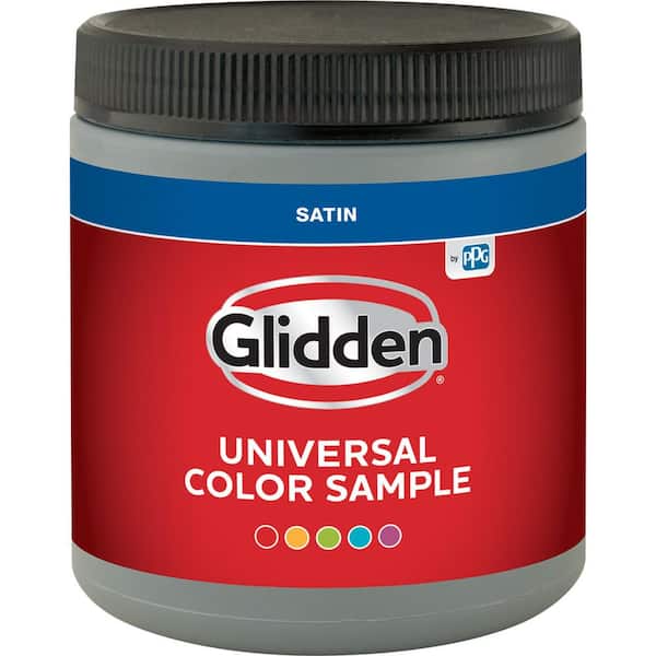 Glidden 8 oz. PPG1072-2 Sandy Beach Satin Exterior Paint PPG1072-2P ...