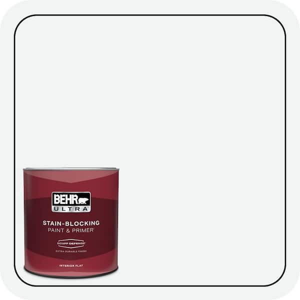 BEHR ULTRA 1 qt. #BL-W09 Bakery Box Extra Durable Flat Interior Paint ...