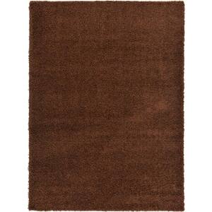 Unique Loom Floral Shag Carved Light Brown 9' 0 x 12' 0 Area Rug 3133112