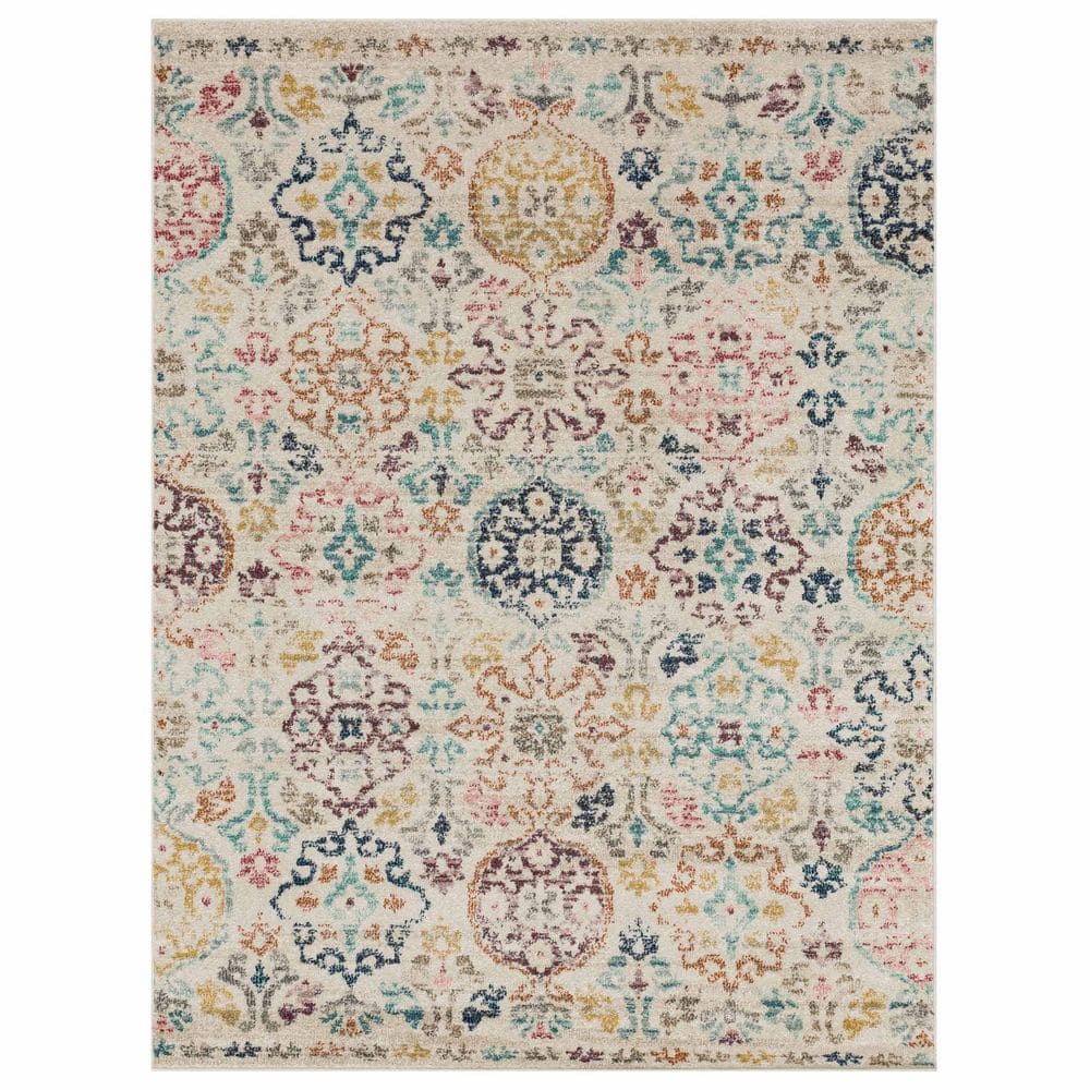 Mohawk Home Hancock Multi 7 ft. 10 in. x 10 ft. Area Rug 847944 - The ...