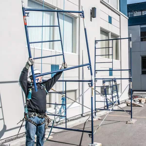 MetalTech Saferstack Scaffold Section, 1-Story Scaffolding Frame Set ...