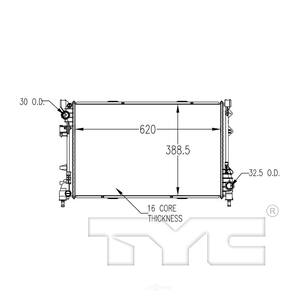 TYC Radiator 13245 - The Home Depot