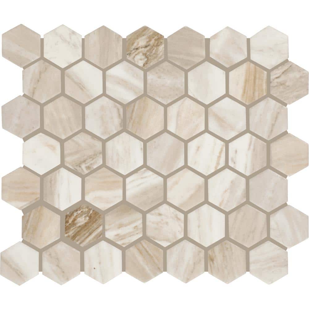 Daltile Stone Decor Accents Brisk Beige 2-1/2 in. x 3 in. Matte Ceramic ...