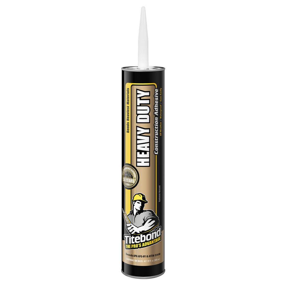 Titebond 28 oz. Solvent-Based Heavy Duty Construction Adhesive (12-Pack ...