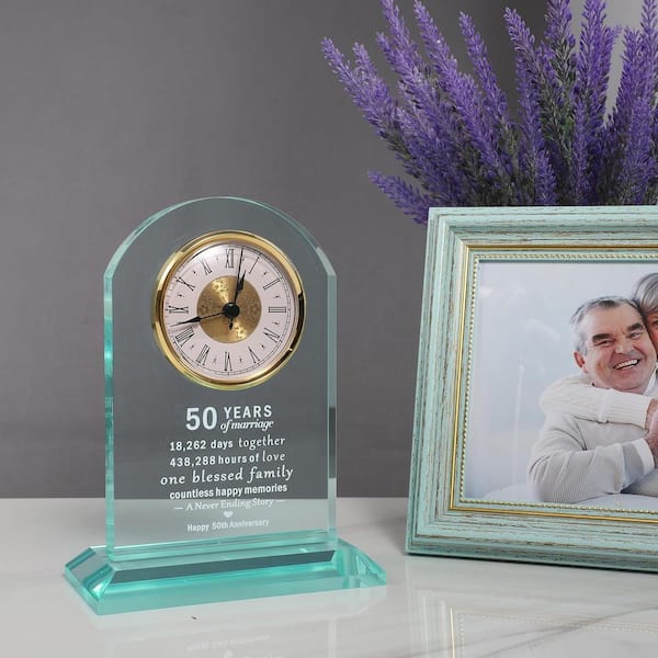 50th Wedding Anniversary Clocks