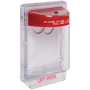 Stopper II Fire Pull Station Guard with Horn, Flush Mount, with Fire ...