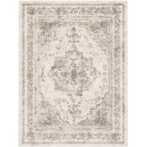 HaiiMeid Tehran 8 ft. x 10 ft. Brown Vintage Perris All Over Design ...