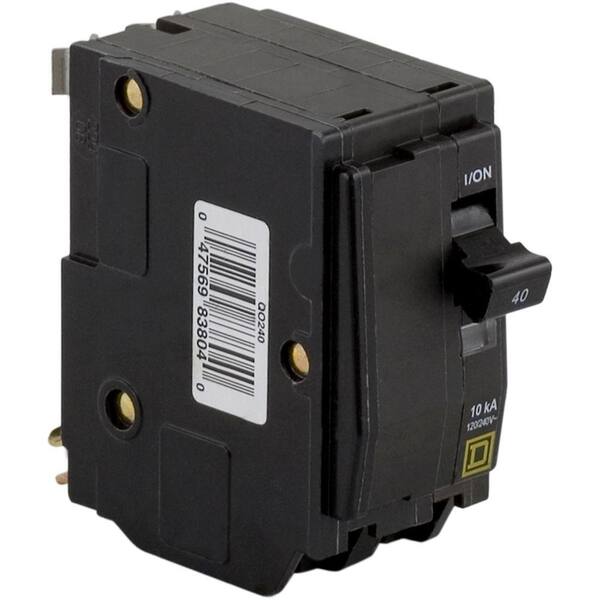 Square D Qo 60 Amp 2 Pole Breaker Square D QOB240 40-Amp 2-Pole Circuit ...