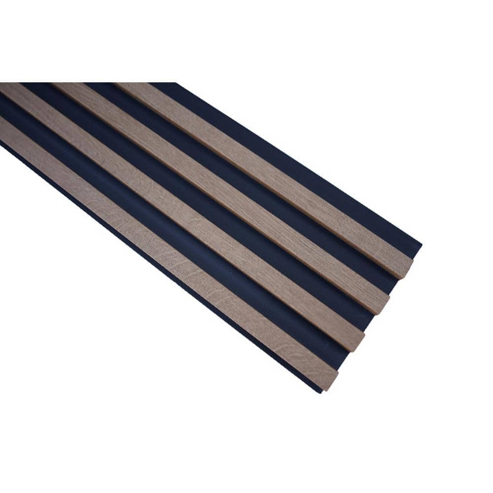 Ejoy 94.5 in. x 8.6 in. x 1 in. PVC Vinyl Indoor 4 Grid Cladding Panel ...