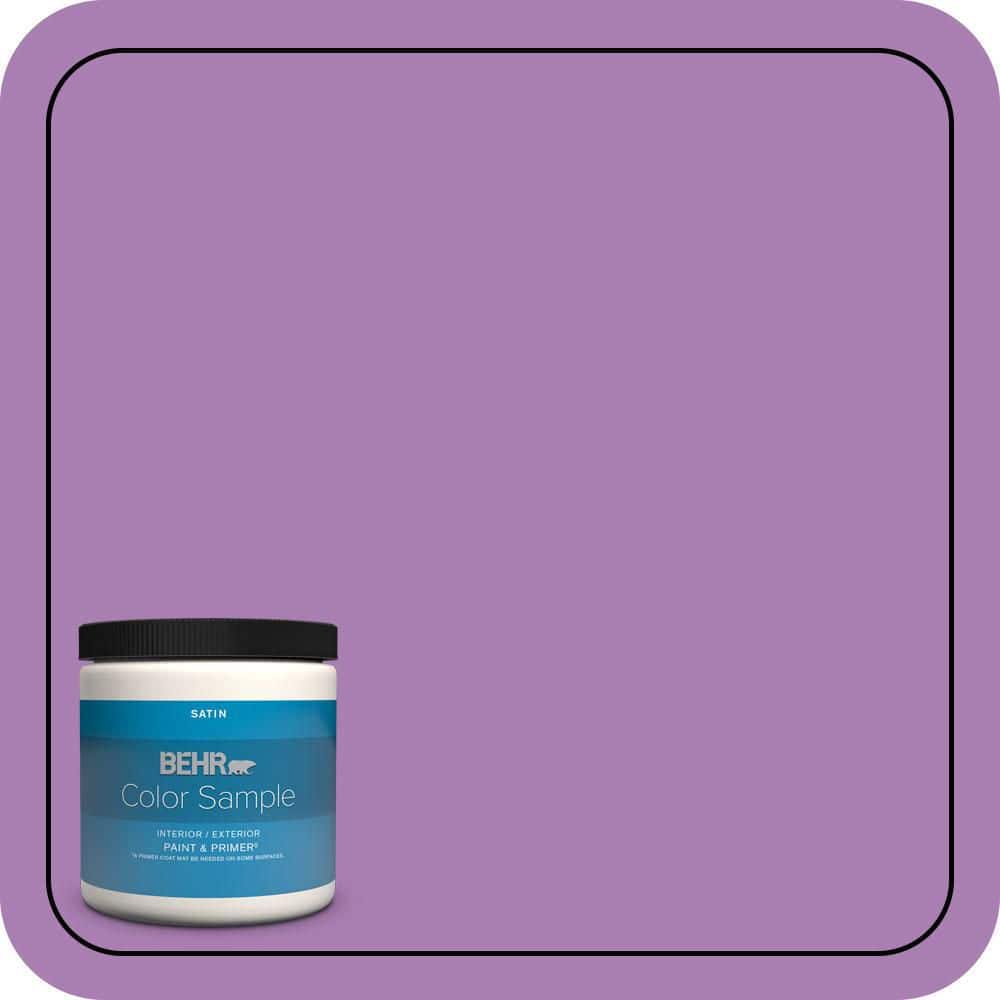 BEHR PREMIUM PLUS 8 oz. #P100-5 I Heart Potion Satin Enamel Interior ...
