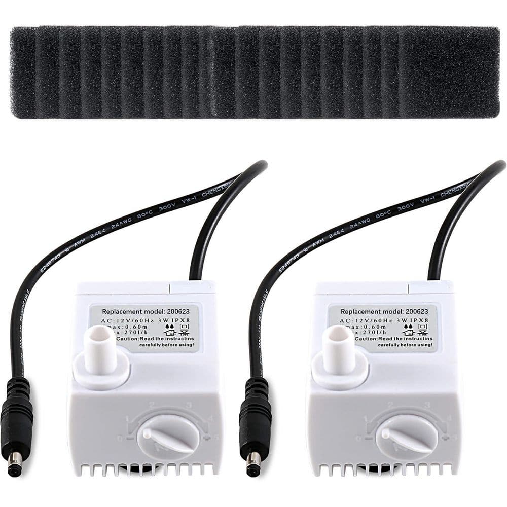 .N/A 2-Pack Hydroponics Growing System Pump with 20 Filters, Ultra ...