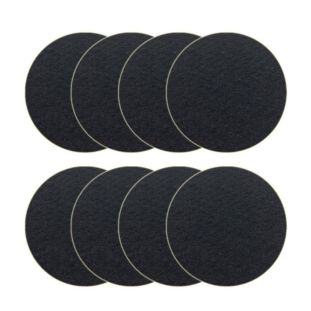 Justincity 7.25 in. Round Charcoal Filter Replacements for Kitchen ...