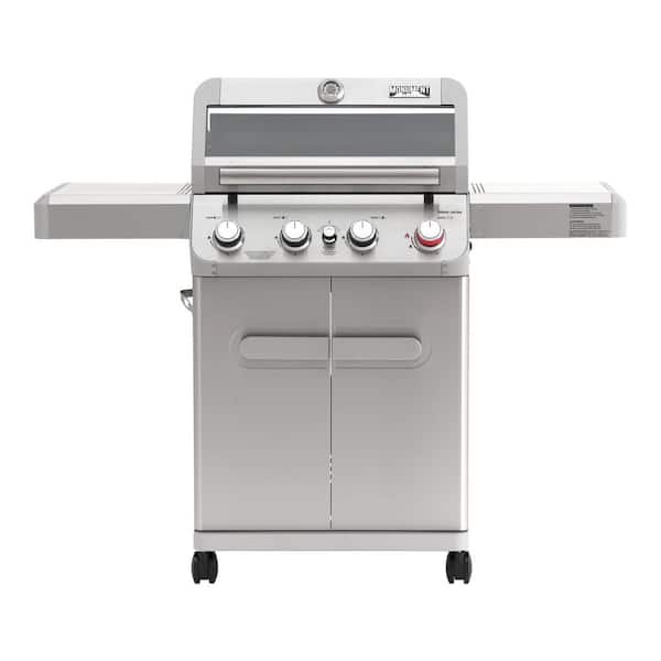 Royal Gourmet Premium 4-Burner Gas Grill with Side Shelves, 40,000 BTU ...