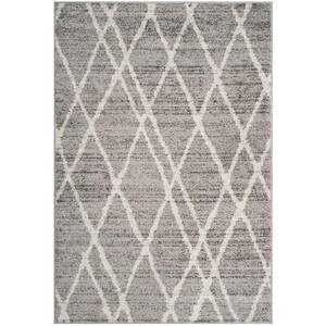 SAFAVIEH Adirondack Ivory/Rose 6 ft. x 6 ft. Square Border Area Rug ...