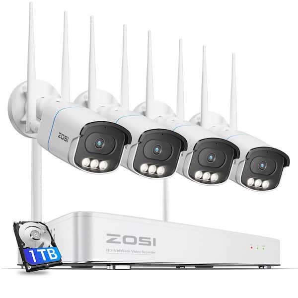 Night Owl 8-Channel 2K 64GB Smart NVR Security Camera System with 3 ...