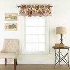 Waverly Rhapsody Floral Window Valance in Jewel - 52 in. W x 18 in. L ...