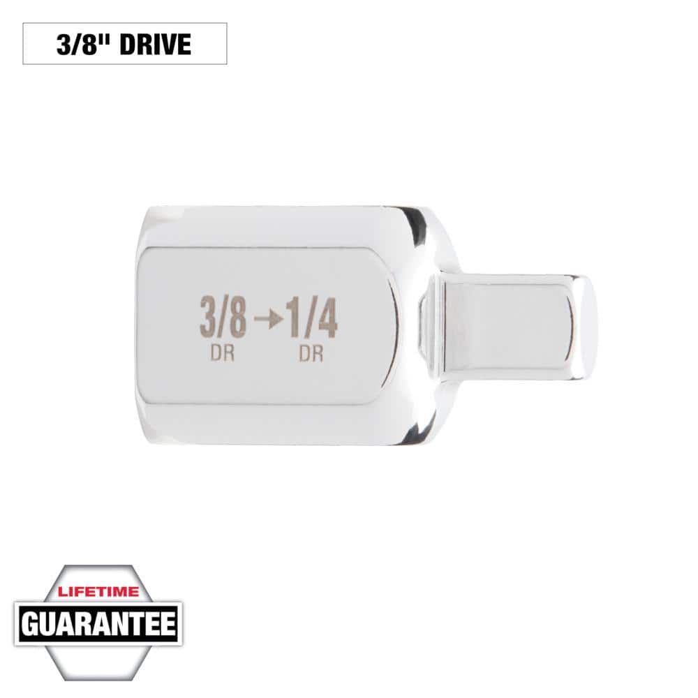 Milwaukee 3/8" Drive 3/8"F X 1/4"M Adapter 42-04-9112 - The Home Depot