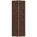 JELD-WEN 36 in. x 80 in. Conmore Milk Chocolate Stain Smooth Hollow ...