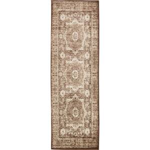 Unique Loom Imperial Lygos Chocolate Brown 2' 0 x 6' 0 Runner Rug 3134975