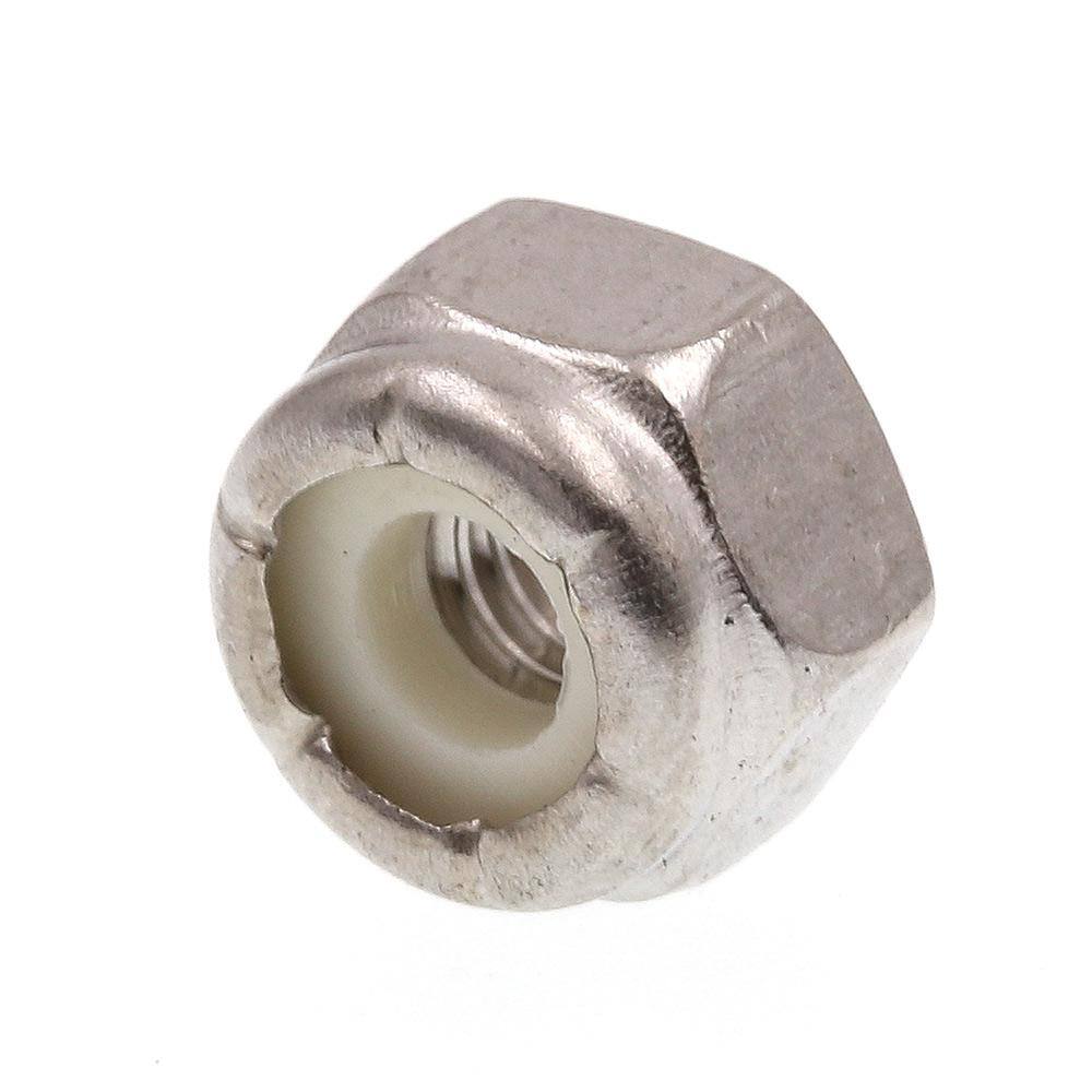 Prime-Line #8-32 Grade 18-8 Stainless Steel Nylon Insert Lock Nuts 25 ...