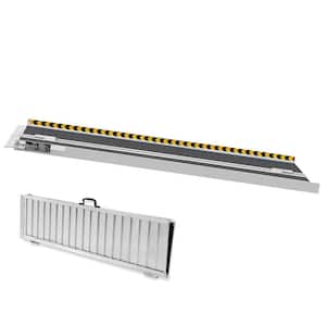 SKYSHALO Door Threshold Ramp 6 in. Rise Adjustable Modular Aluminum ...