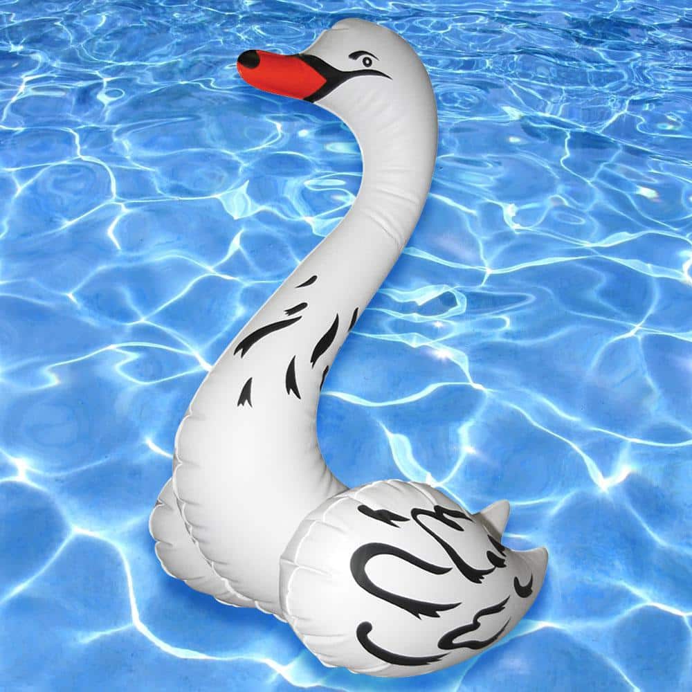 Poolmaster 28 in. Swan Pool Inflatable 81430 - The Home Depot
