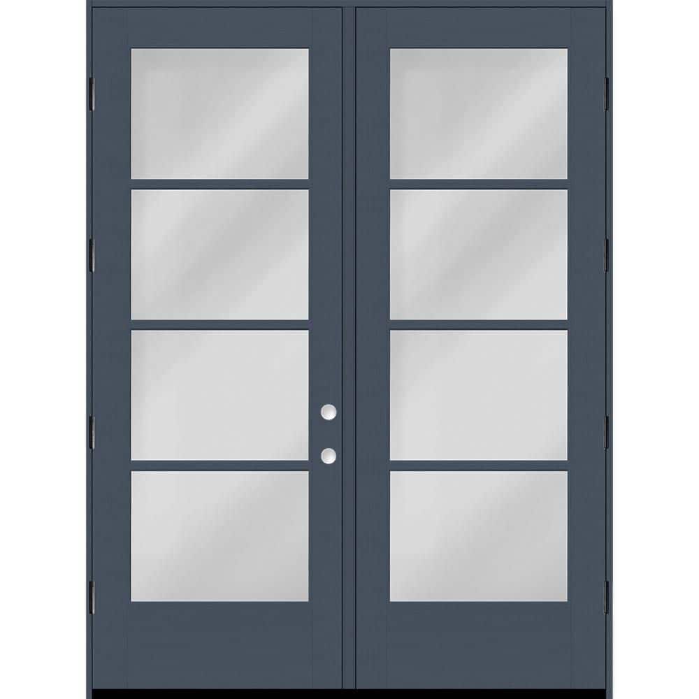 Steves & Sons Legacy 60 in.x 96 in. Icon 4L Modern Clear Glass Dark ...