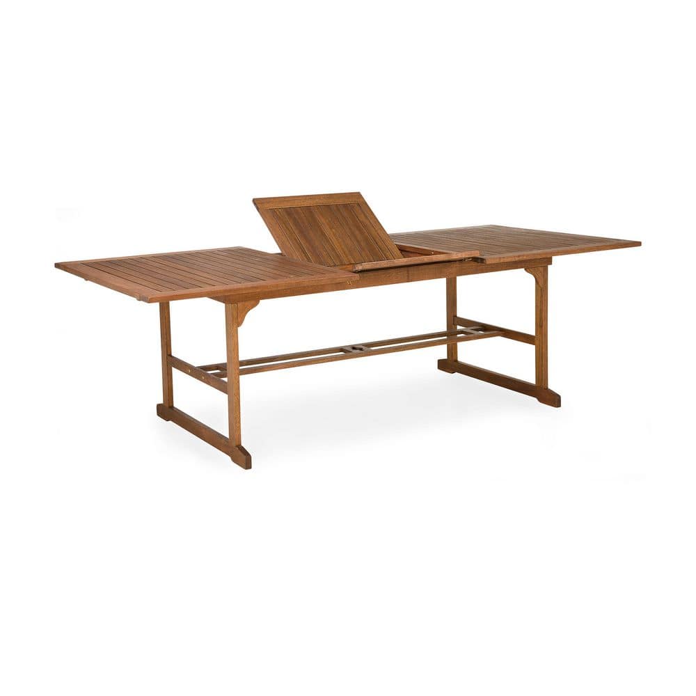 Evergreen Enterprises 71 in. x 44 in. Lancaster Extension Wood Dining ...