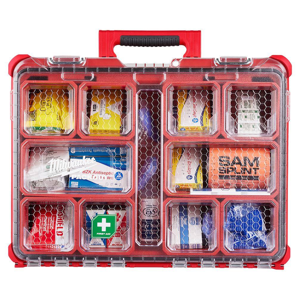 Milwaukee Class B Type 3 Packout First Aid Kit (193-Piece) 48-73-8430C ...