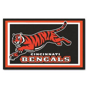 FANMATS Cincinnati Bengals 5 ft. x 8 ft. Area Rug 6569