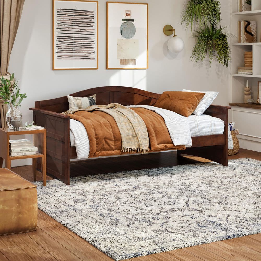 AFI Acadia Walnut Twin Solid Wood Daybed AG120024 - The Home Depot