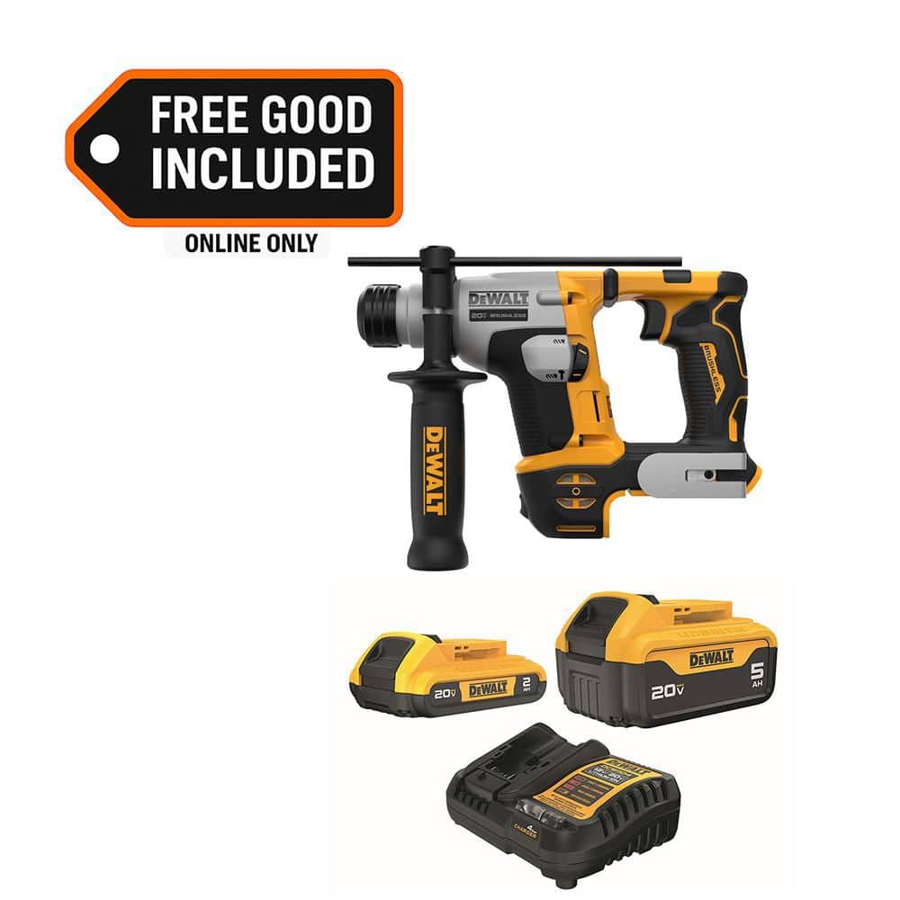 DEWALT ATOMIC 20V MAX Lithium-Ion Cordless Brushless Ultra-Compact 5/8 ...