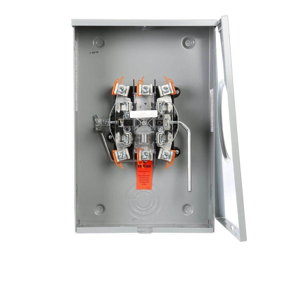 Siemens 200 Amp 5 Jaw Ringless Lever Bypass OH/UG Fed Meter Socket ...