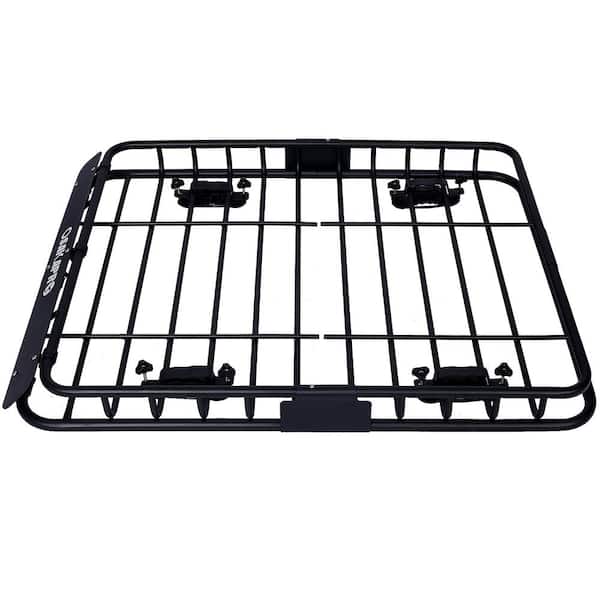 WRIGHTMASTER 150 lbs. Capacity 42 in. Motoring Roof Rack Cargo Carrier ...