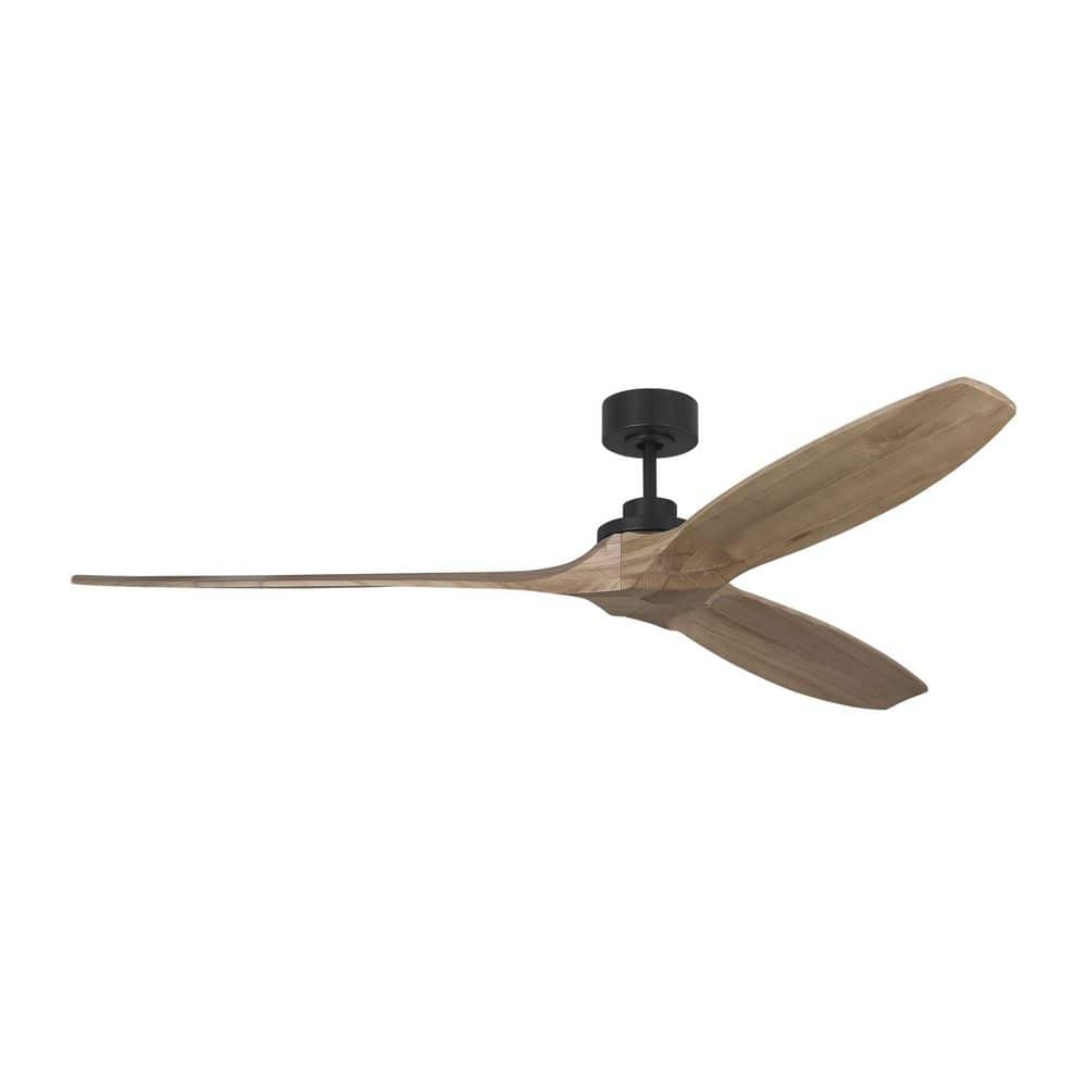 Generation Lighting Fan Collins Smart 70 in. Midnight Black Downrod ...