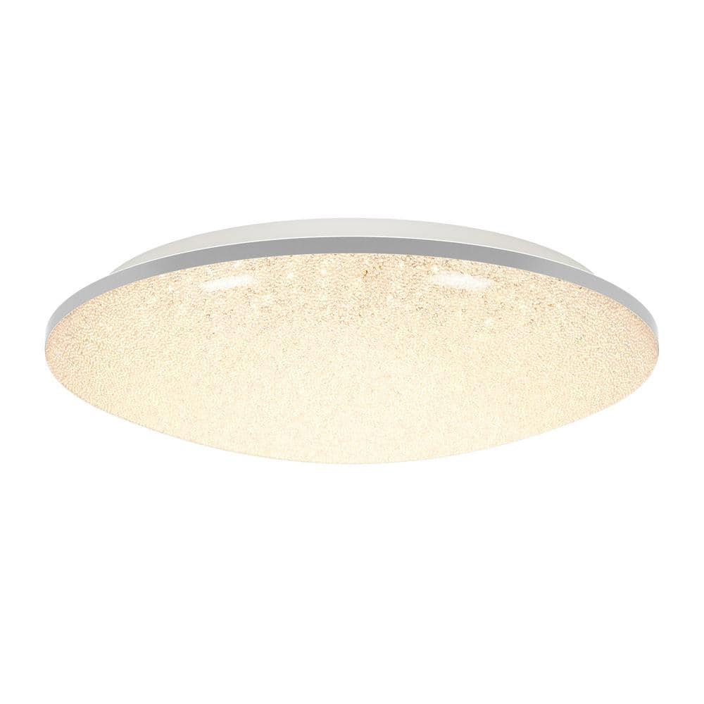 Artika Sparkle 17.7 in. 1 Light Chrome Selectable 3CCT Integrated LED ...