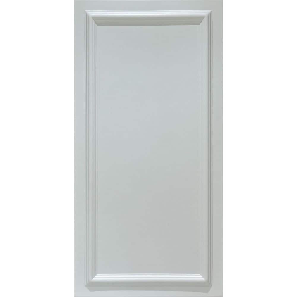A La Maison Ceilings Framed Panel Dove White 1.6 ft. x 3.3 ft ...