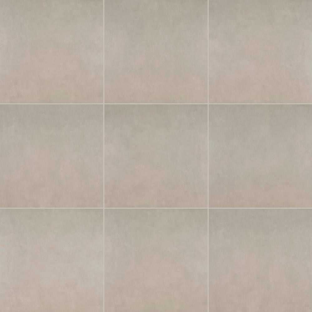 MSI Monza Cemento 35 in. x 35 in. Matte Porcelain Floor and Wall Tile ...