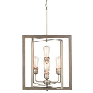 Home Decorators Collection Palermo Grove 32 in. 5-Light Antique Nickel ...