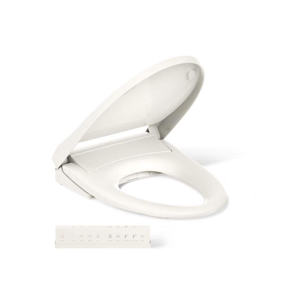 KOHLER Purewash E930 Elongated Electric Plug-In Bidet Toilet Seat with ...