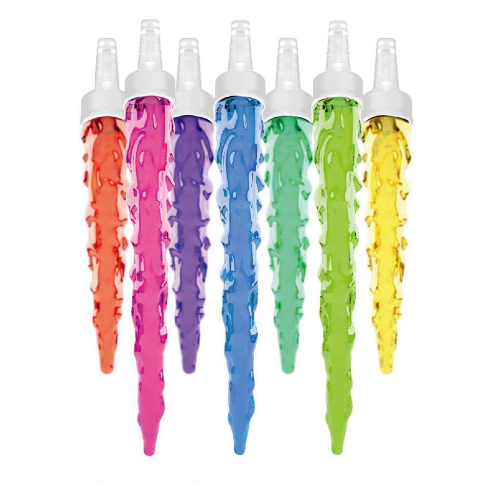 Show Home App 24-Light Multi-Color Icicle LED Light W10I0019 - The Home ...