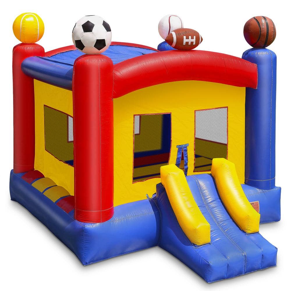 CLOUD9 Cloud 9 Commercial Grade Sports Bounce House with Slide C-SPORTS ...