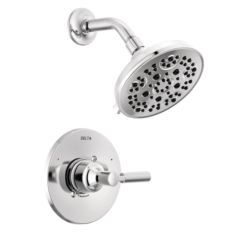 Delta Lorna Single Handle 5-Spray Shower Faucet 1.75 GPM with Pressure ...