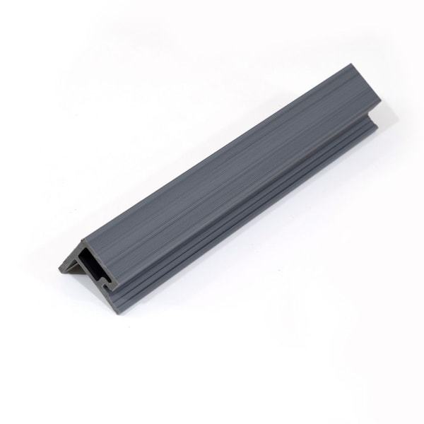 Mediterraneo Outdoor Slat Wall Edge Trim 114 in. x 2.6 in. x 1.2 in ...