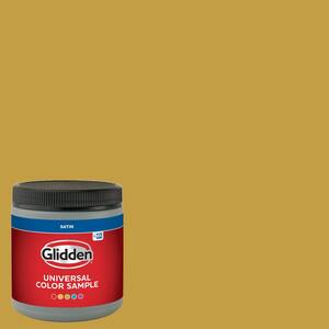 Glidden Premium 5 gal. PPG1107-7 Golden Field Eggshell Interior Latex ...