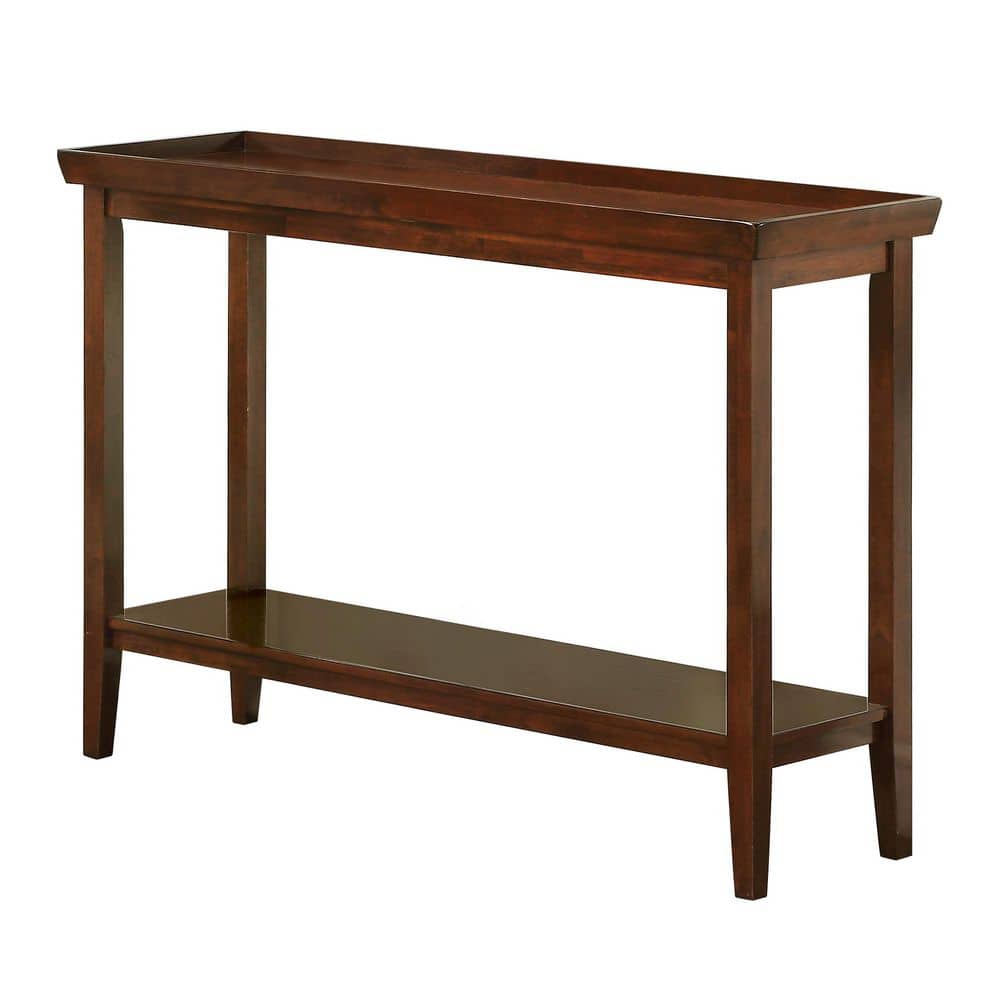 Convenience Concepts Ledgewood 48 in. Espresso Standard Rectangle Wood ...